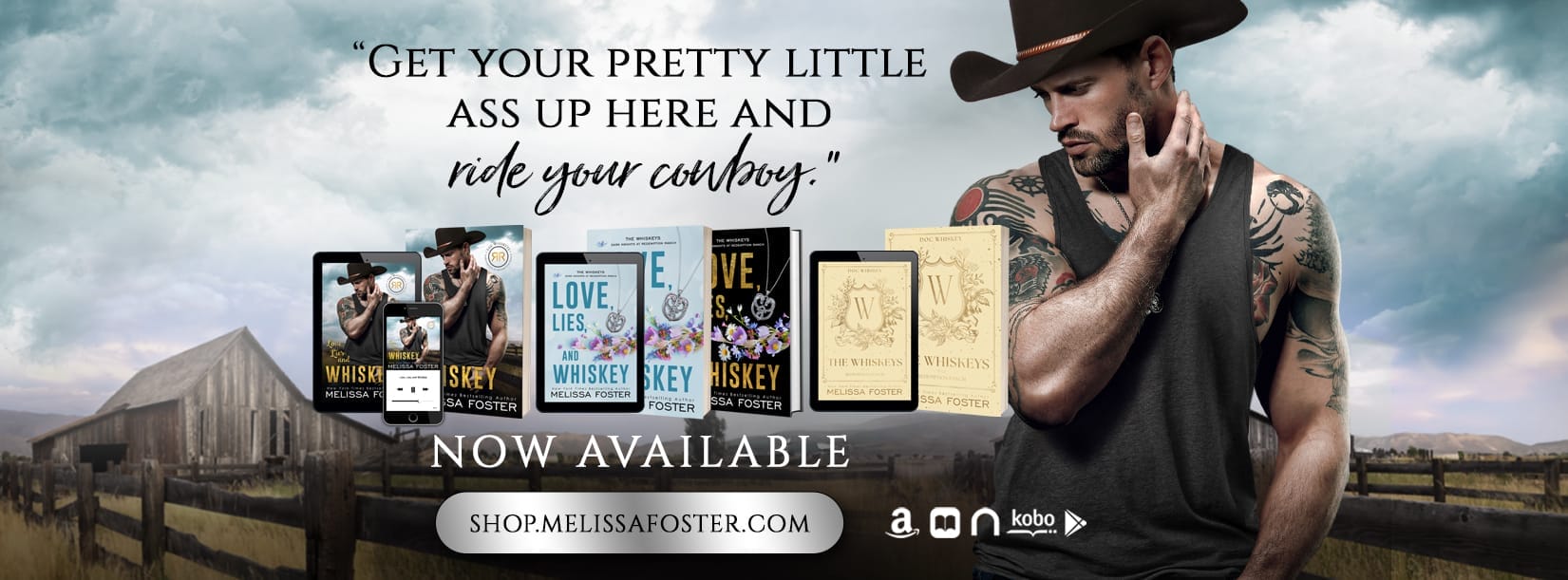 Love Lies and Whiskey by Melissa Foster (The Whiskeys: Dark Knights at Redemption Ranch Book 5 ...